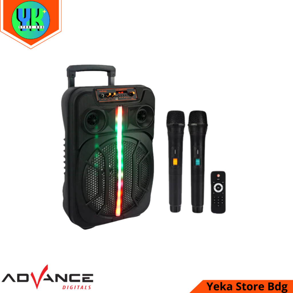 Jual SPEAKER ADVANCE S-120 Bluetooth Music & Karaoke 12inch Free 2 Mic | Shopee Indonesia