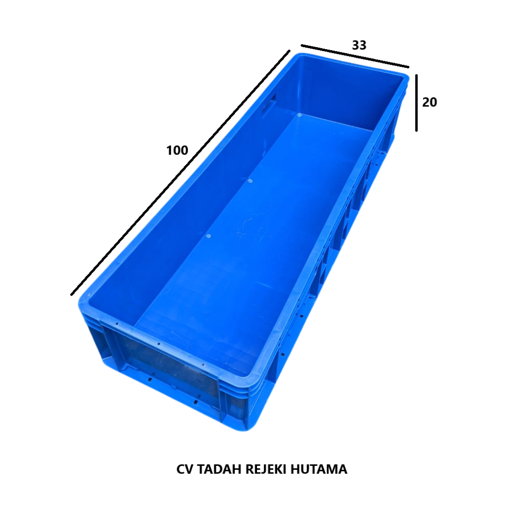 Jual Box Kontainer Rapat Tipe 6688 (100x33x20 cm) Penyimpanan Serbaguna ...