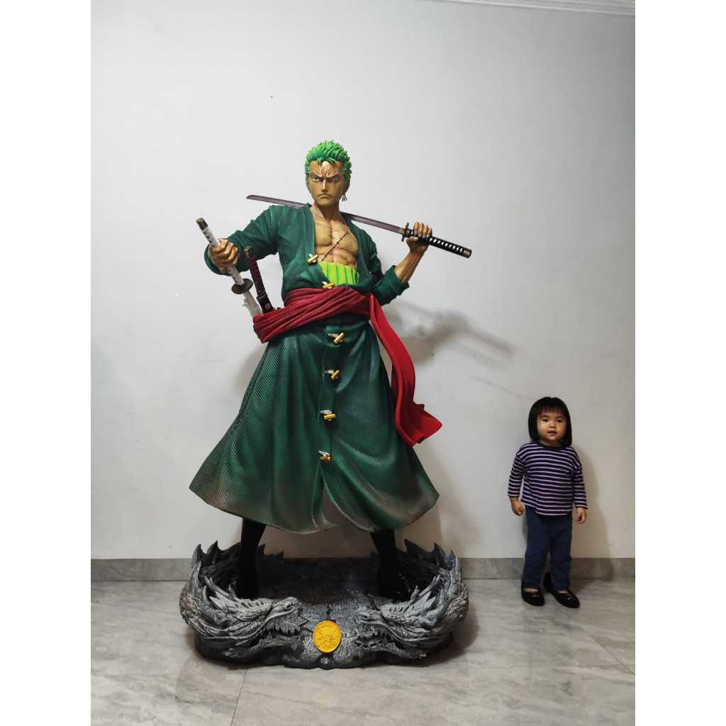 Jual Statue Roronoa Zoro ORIGINAL BP STUDIO Life Size 1:1 SCALE ONE ...