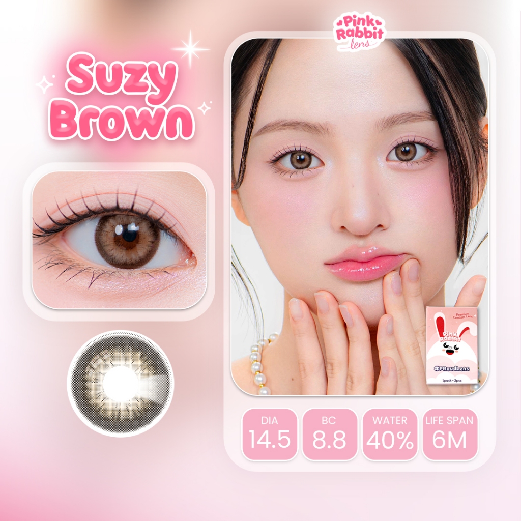 Jual PINKRABBIT SOFTLENS SUZY BROWN - Normal, Minus 0.5 S/D 10.00 (1PCS ...