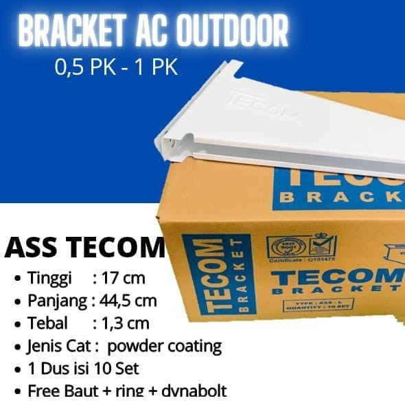 Jual BRACKET TECOM 0,5PK - 1PK + DINABOL LENGKAP 1SET 1/2PK - 1PK | Shopee Indonesia
