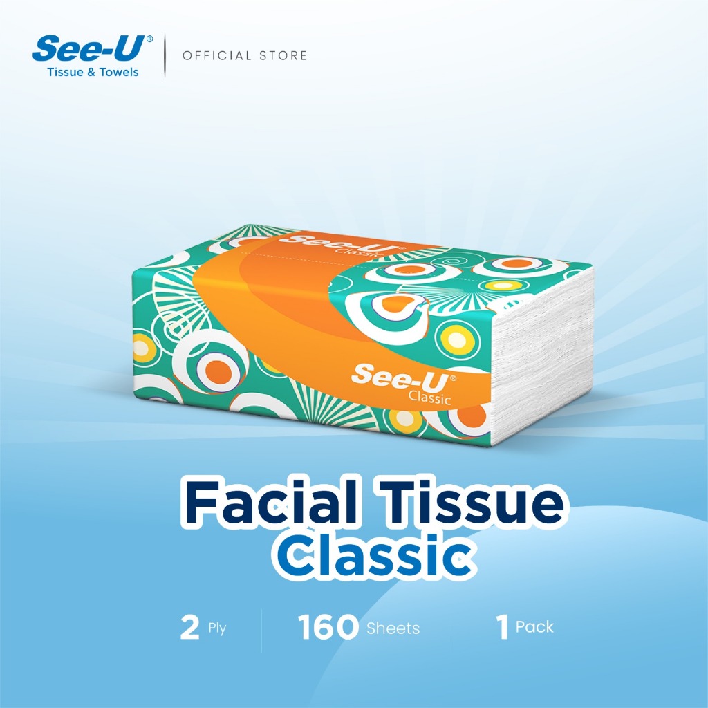 Jual See-u® Facial Tissue Classic 160sh | Shopee Indonesia