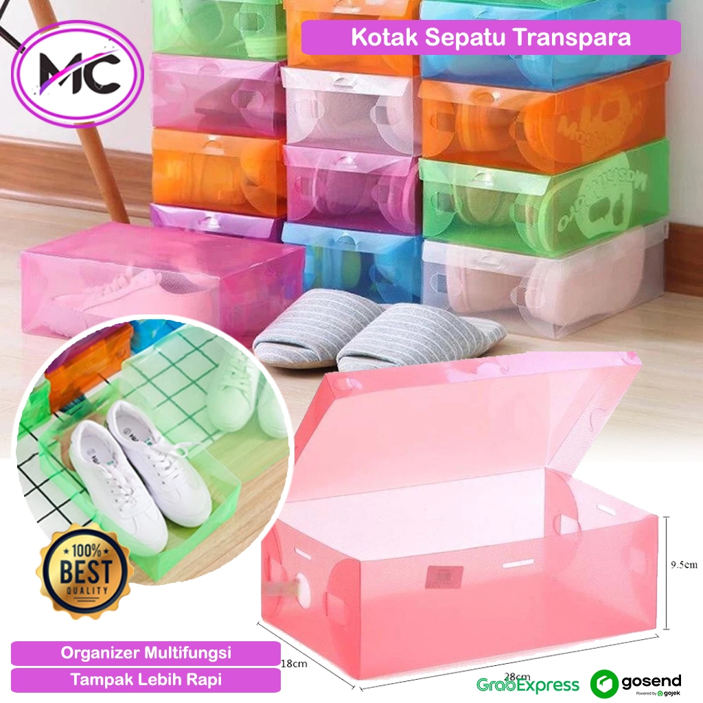 Jual Box Penyimpanan Sepatu Tempat Simpan Barang Serbaguna Box Kotak ...