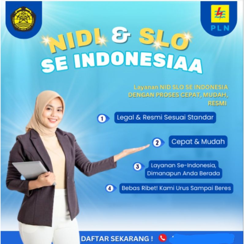 Jual NIDI SLO LISTRIK 3PHASE NASIONAL SE INDONESIA | Shopee Indonesia