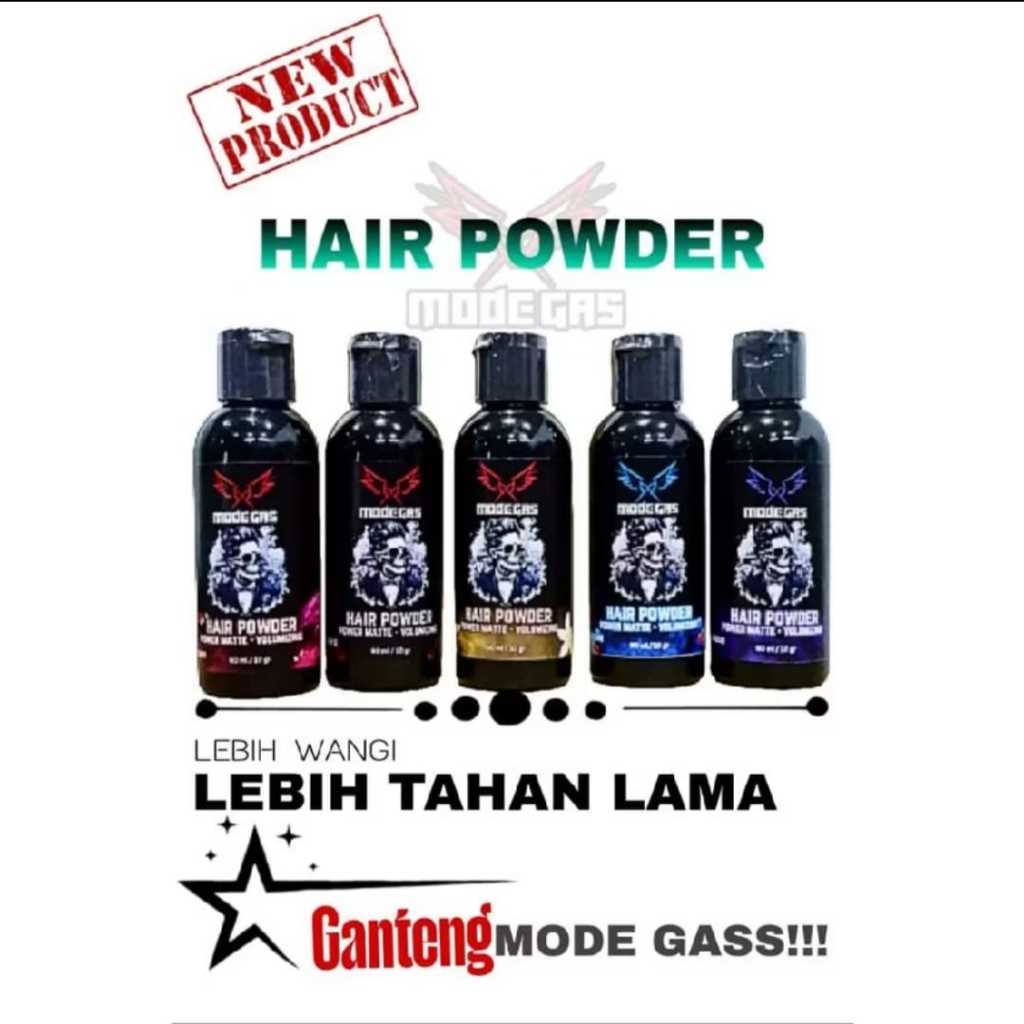 Jual Hair Powder Mode Gasss Gaya Rambut Pria dan Wanita 60 ML Penata ...