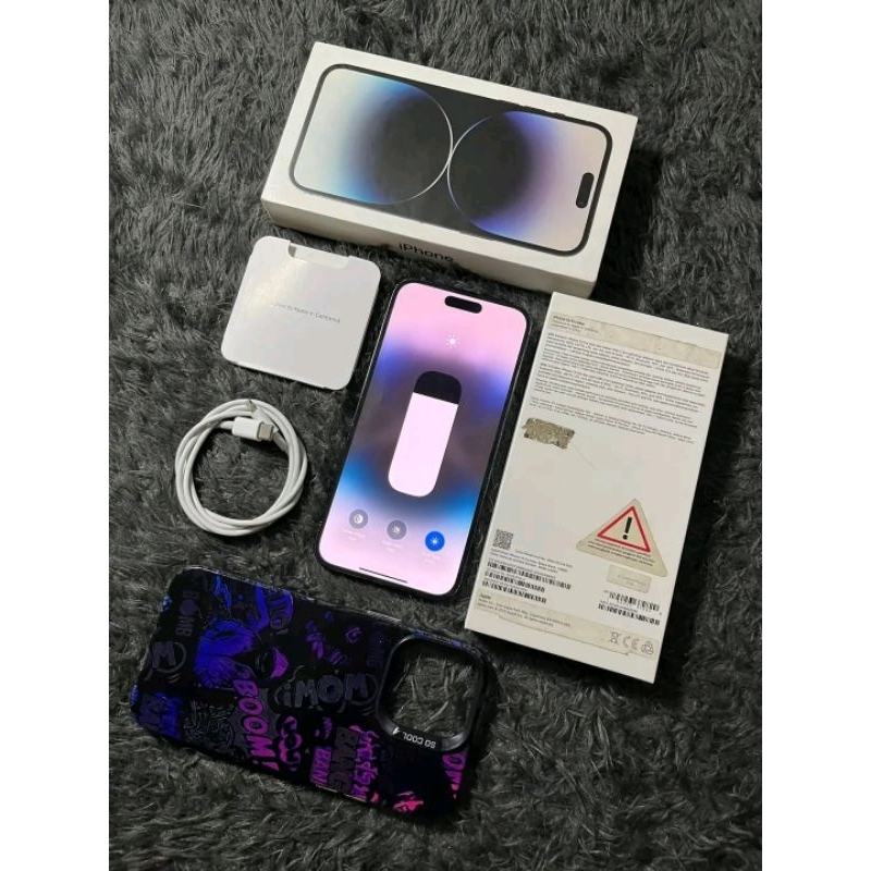 Jual Ip 14 ProMax 256 second ibox fullset | Shopee Indonesia