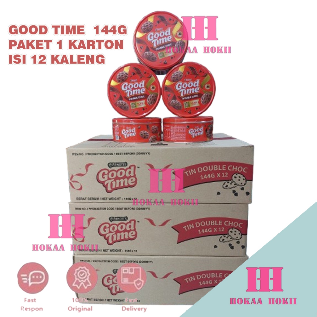 Jual Good Time Double Choc chocolate Kaleng Paket !1 Karton Isi 12 ...