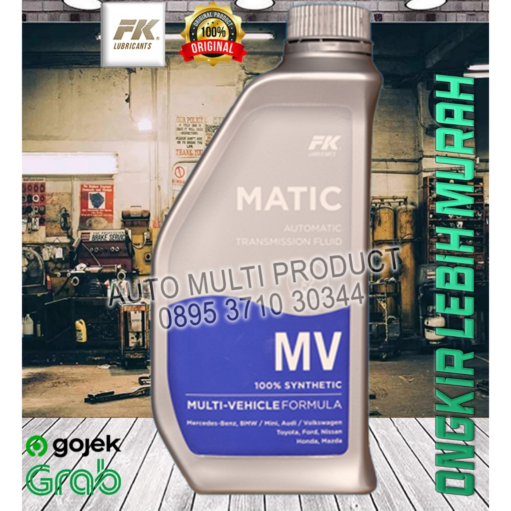 Jual OLI, OIL FK, MOBIL, MATIC, TRANSMISION, ATF, MV, 1 LITER | Shopee ...