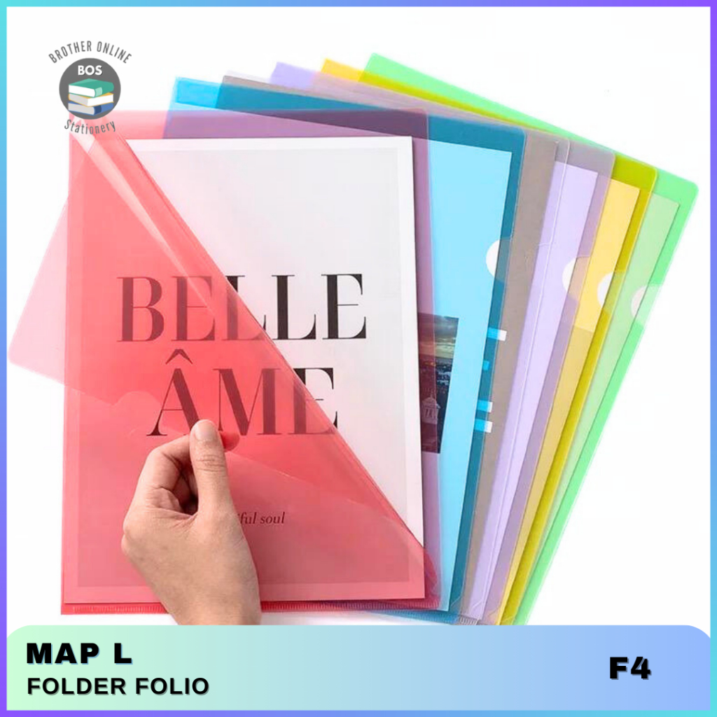 Jual BOS Map L-Folder Folio/Map Dokumen/Map File/Penyimpan Kertas ...