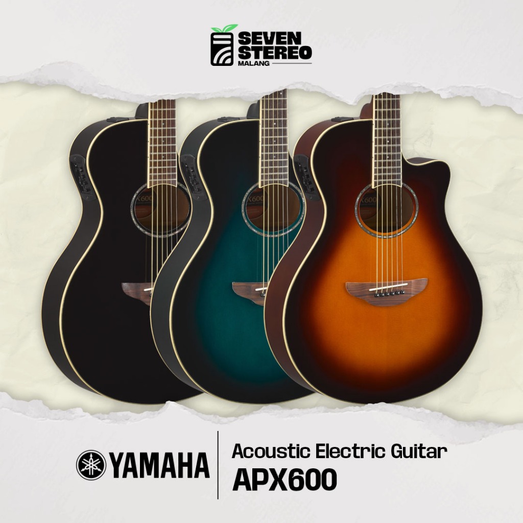Jual Yamaha APX600 Electric Acoustic Guitar APX 600 Akustik Elektrik dengan Preamp High Quality ...