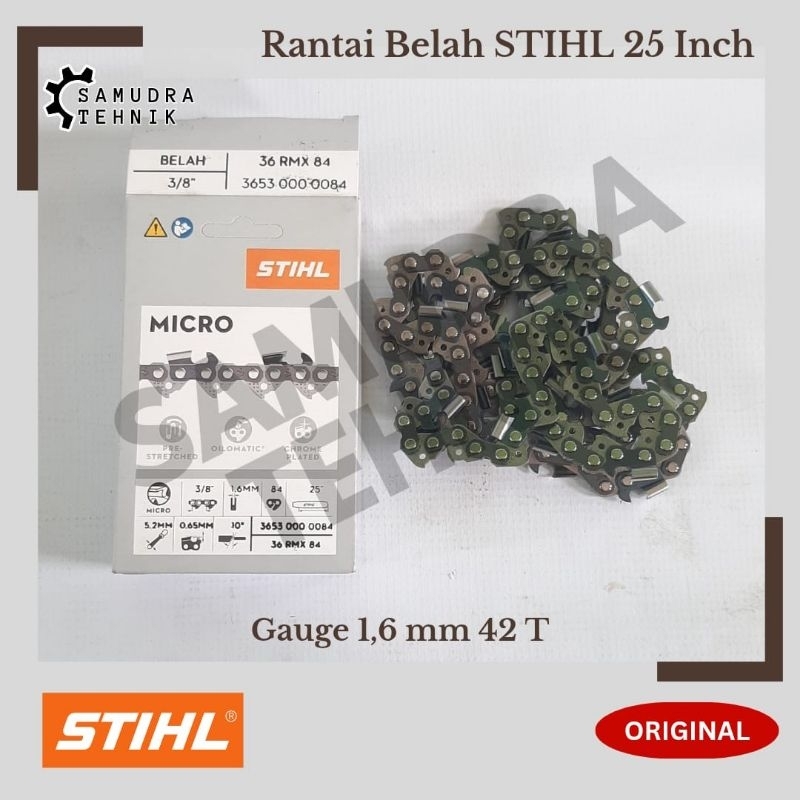 Jual RANTAI STIHL BELAH MS381 MS382 42T BAR 25" 3653 000 0084 / 36 RMX 84 SENSO CHAINSAW STIHL ...
