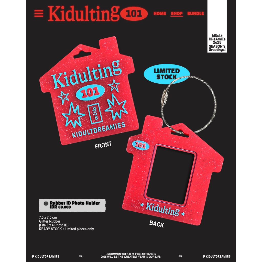 Jual Kidulting 101 - Rubber Photo ID Holder | Shopee Indonesia