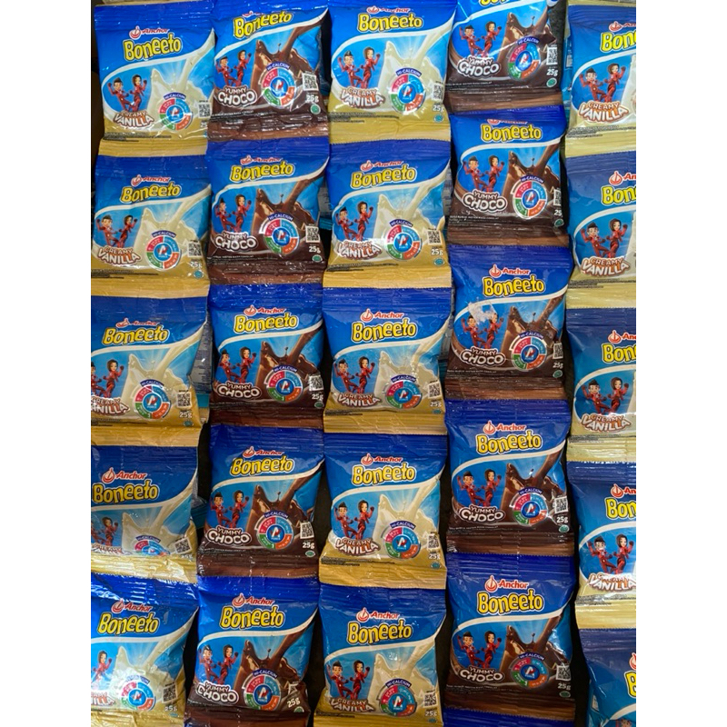 Jual Boneeto Sachet 25gr isi 10pcs Cokelat & Vanilla Promo | Shopee ...