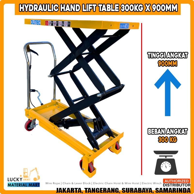 Jual DUTEC - Hydraulic Scissor Lift Table / Katrol Meja Alat Angkat ...