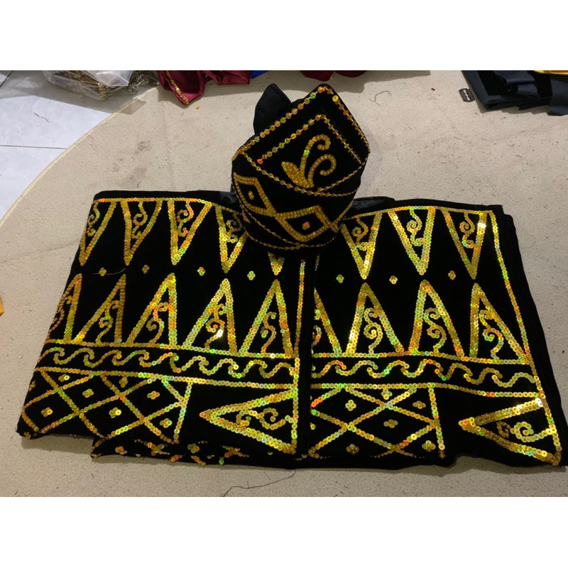 Jual PO Set Tapih/Sarung Adat Banjar Corak Gegetas | Shopee Indonesia