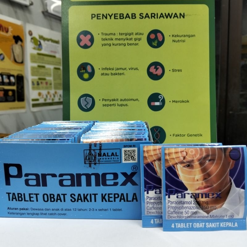 Jual Paramex Tablet Sakit Kepala | Shopee Indonesia