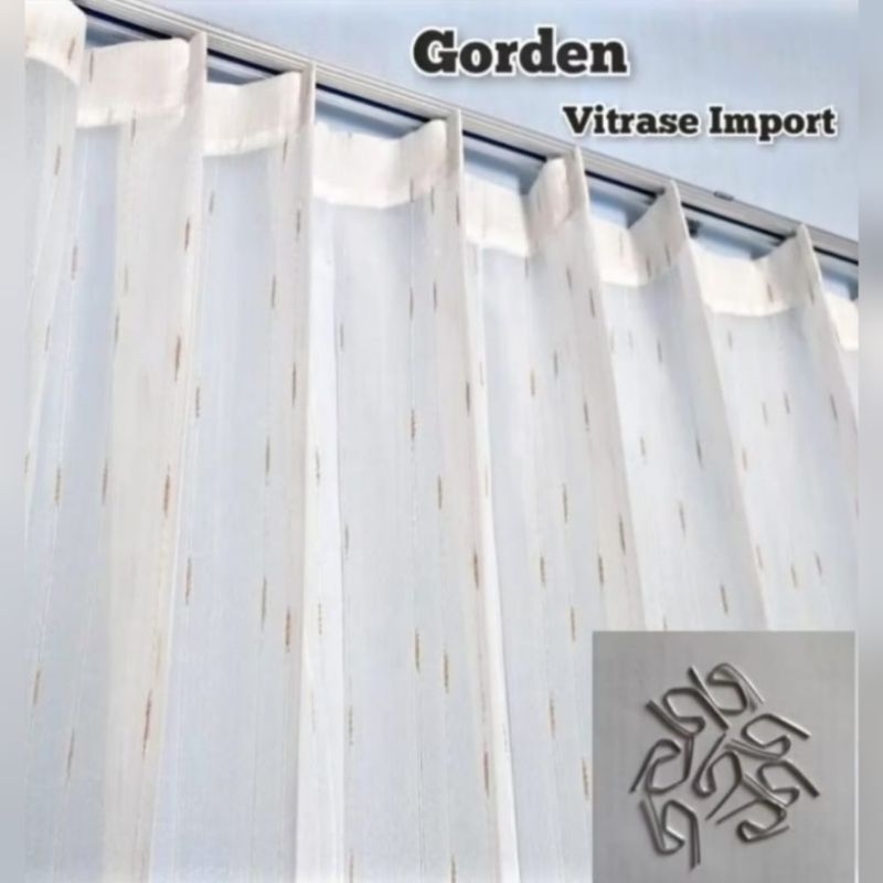 Jual VITRASE POLOS IMFORT PREMIUM / DALAMAN GORDEN VITRASE KAWAT S ...