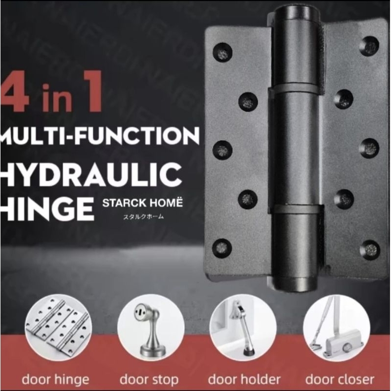 Jual Engsel pintu kayu auto soft closing 5 inch door closer buffering ...