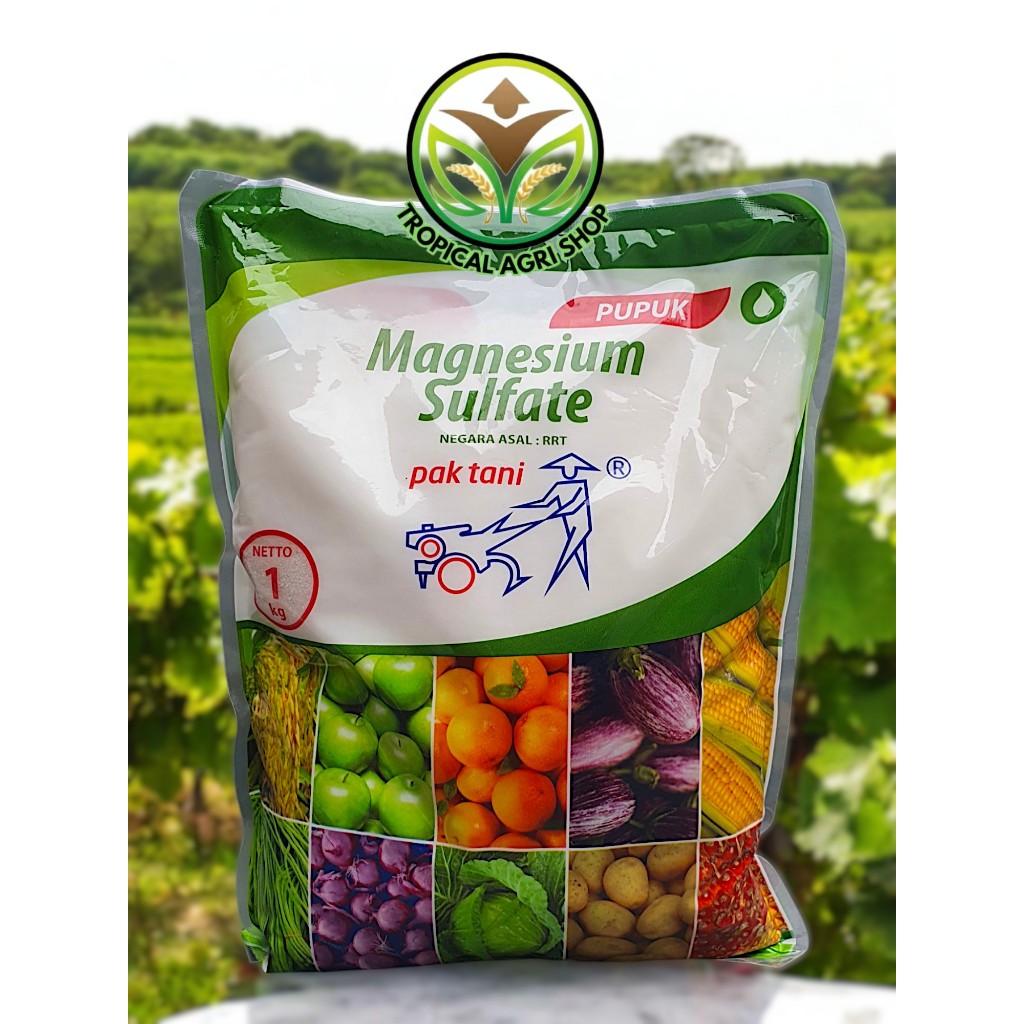Jual PUPUK MAGNESIUM SULFATE PAK TANI KEMASAN PABRIK 1 KG | Shopee Indonesia
