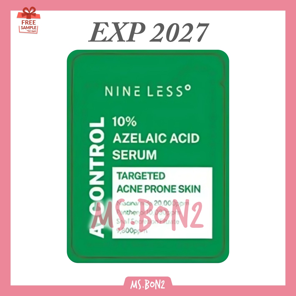 Jual NINELESS NINE LESS A-Control 10% Azelaic Serum Sample Sachet 2ml ...