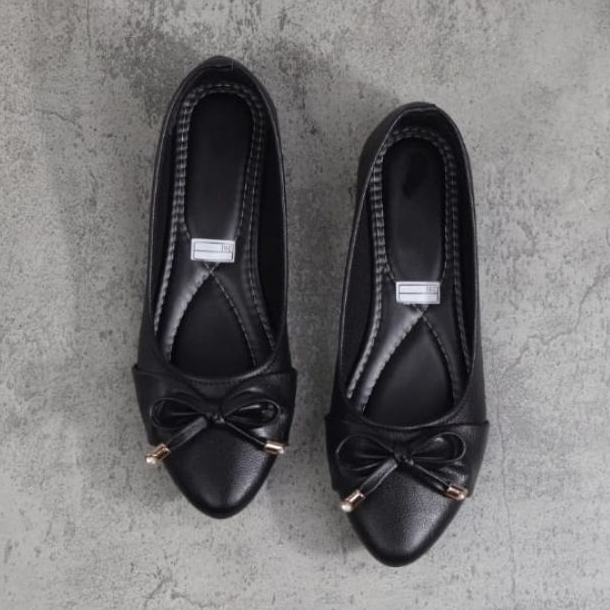 Jual Sepatu wanita balet flat shoes pita agka delapan Tanpa hak terbaru ...