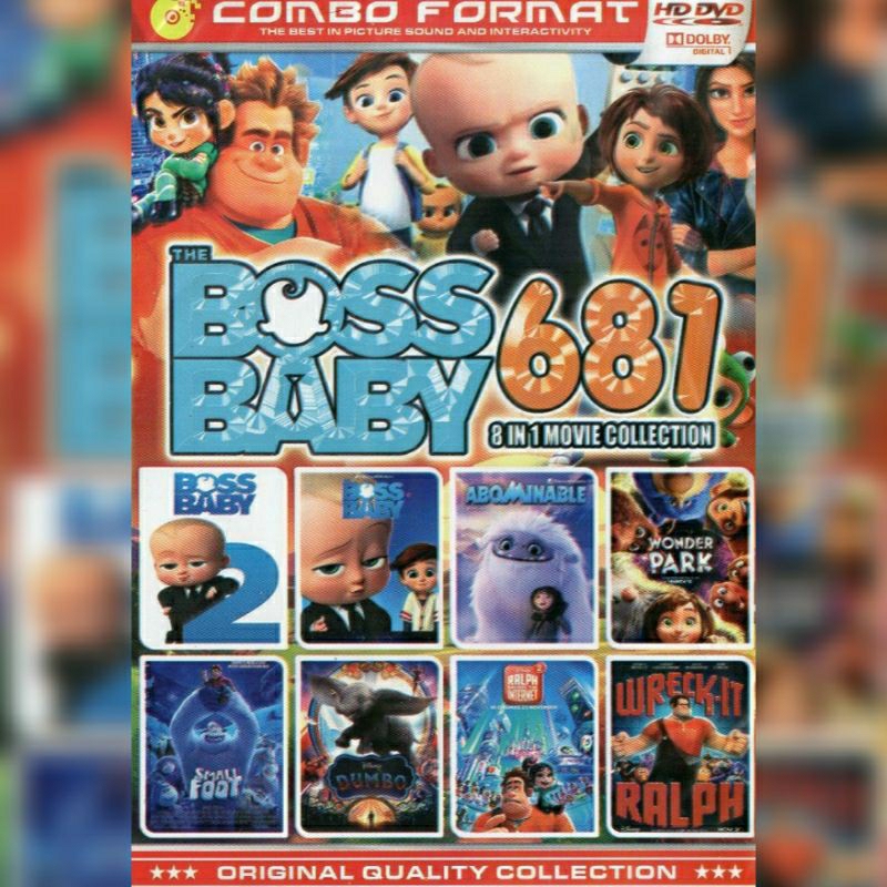 Jual KASET FILM 8IN1 BOSS BABY - TERBARU - KOMBILASI LUCA - TROLLS ...