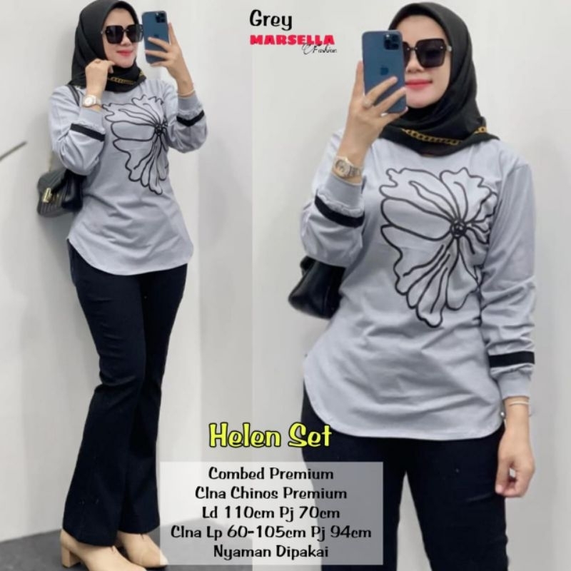 Jual (COD) HELEN SET // ORIGINAL MARSELA // BEST PREMIUM | Shopee Indonesia