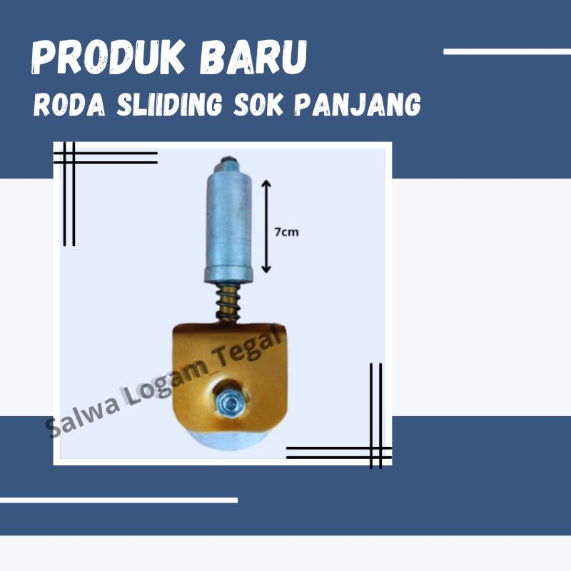Jual Roda sliding 6cm 7cm sok panjang roda pagar model sliding roda ...