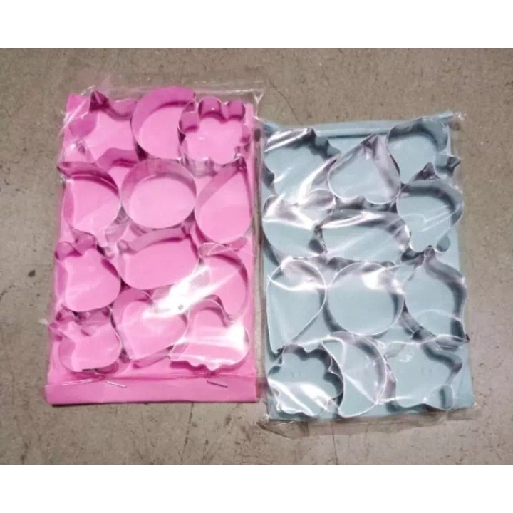 Jual Cetakan kue kering berbeda bentuk bahan stainless anti karat isi ...