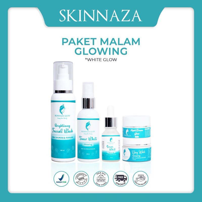 Jual PAKET SKINNAZA CREAM MALAM EXTRA GLOW | Shopee Indonesia