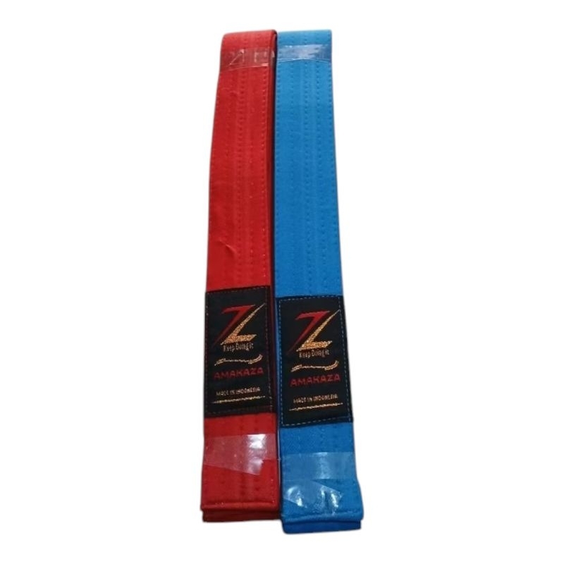 Jual sabuk tanding sepasang dan satuan panjang 2.5meter lebar 4 cm ...