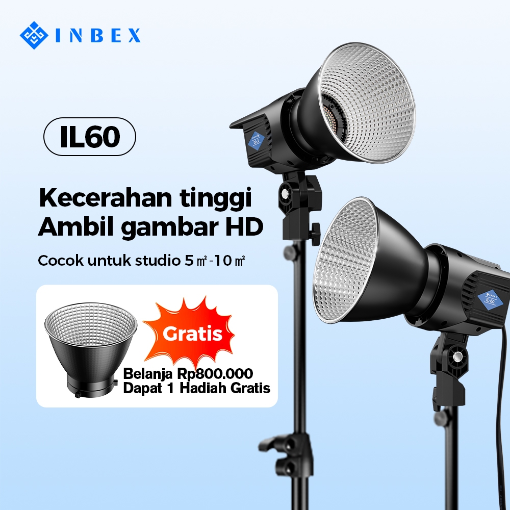 Jual [Ship in 24 hours] INBEX IL60 Lighting Studio 60W Kontent Kreator ...
