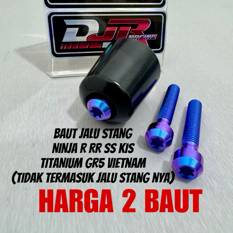 Jual BAUT BANDUL JALU STANG NINJA R RR SS KIS TITANIUM GR5 Original VIETNAM | Shopee Indonesia