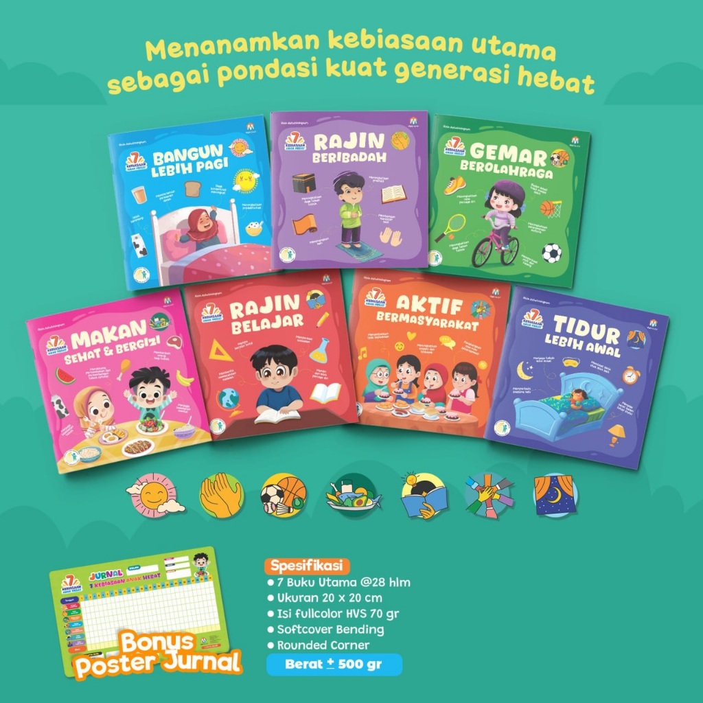 Jual Buku 7 Kebiasaan Anak usia dini Hebat Indonesia tk sd karakter ...