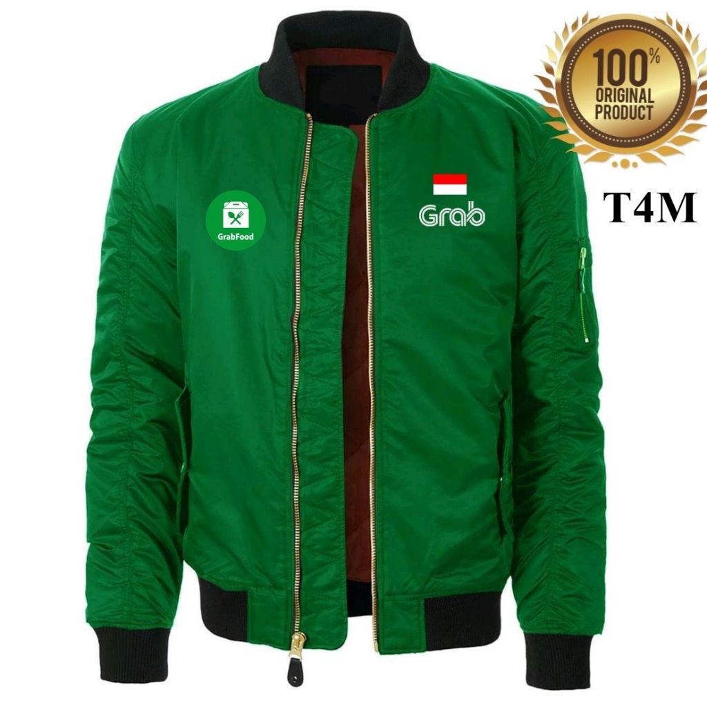 Jual Big sale!!! Jaket bomber windbreakers driver ojol grab grabbike ...