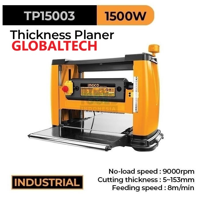 Jual INGCO TP15003 THICKNESS PLANNER BENCH TABLE PLANNER 1500W 8” INGCO ...
