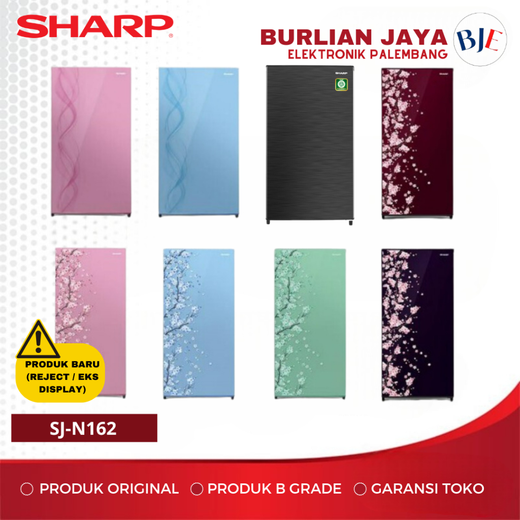 Jual KULKAS 1 PINTU SHARP B GRADE SJ-N162D-SB KULKAS 1 PINTU B GRADE PALEMBANG | Shopee Indonesia