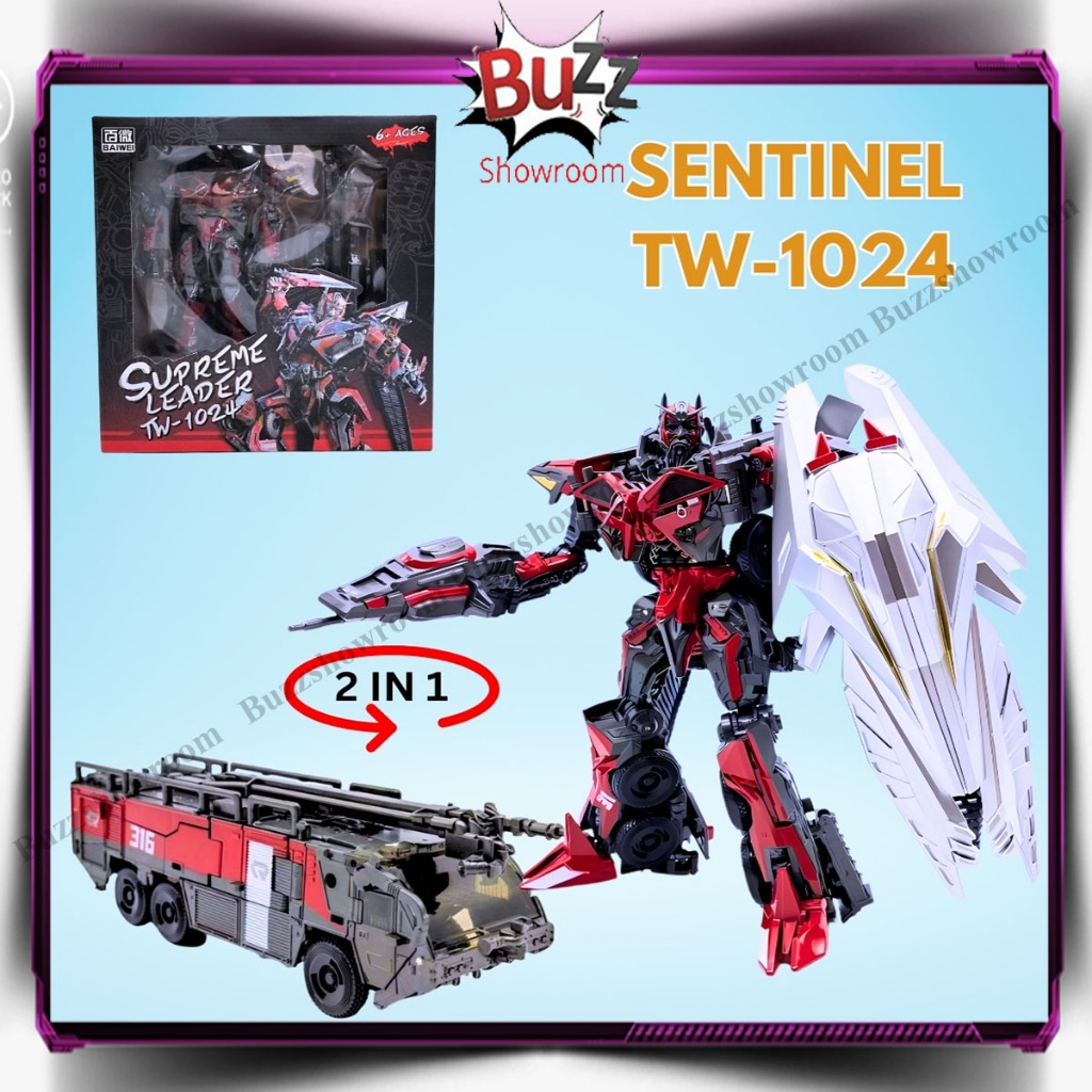 Jual Action Figure Sentinel Transform Deformation Mainan Robot TW1024 ...
