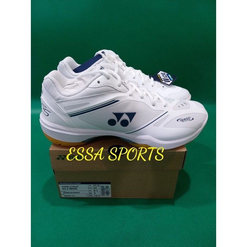 Jual SEPATU BADMINTON YONEX POWER CUSHION SHB 65 Z4 SHB Z4 WIDE WHITE ...