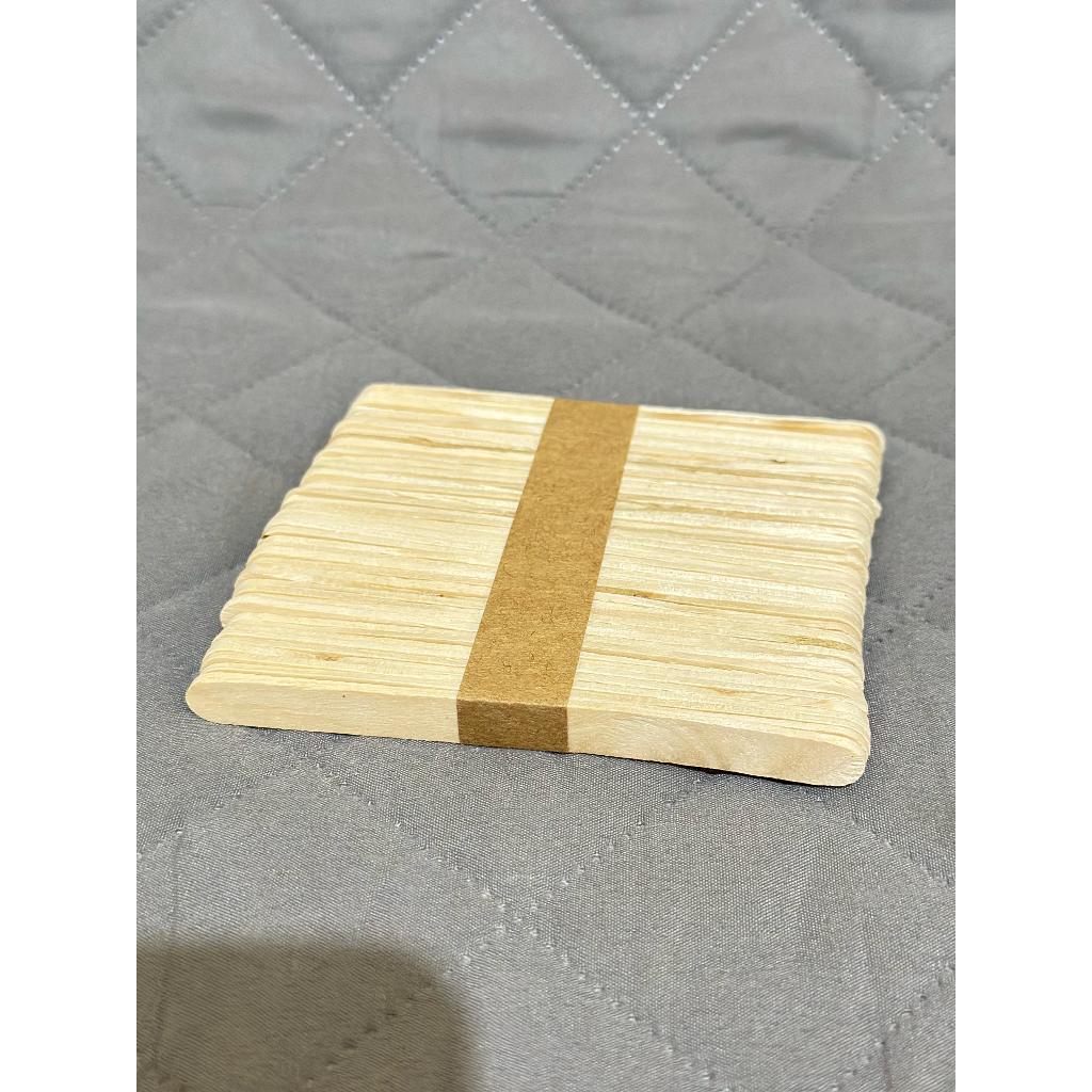 Jual (1 pack) Stik Es Cream Kayu Polos Stick Ice Cream Kayu Polos ...