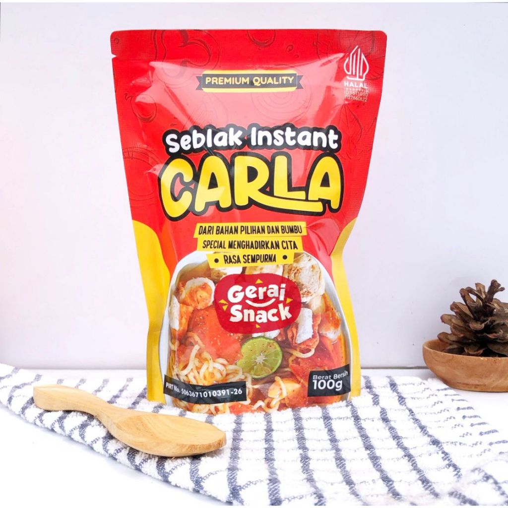 Jual Seblak Instant Carla Bumbu Basah Kualitas Premium 100g | Shopee ...