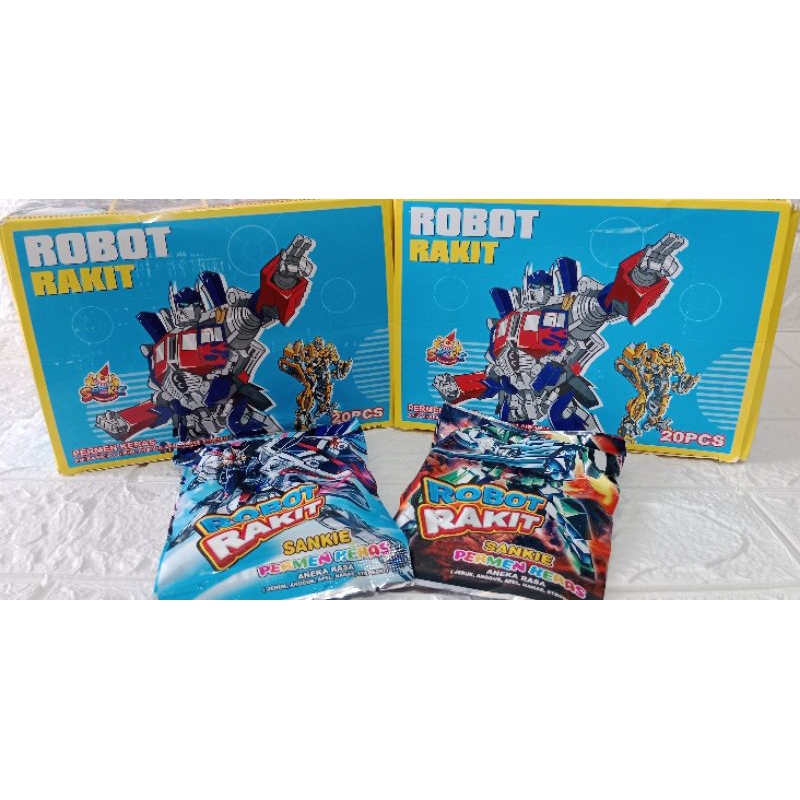 Jual Permen Plus Mainan Isi 20 pcs Robot Rakit Permen Berhadiah ...
