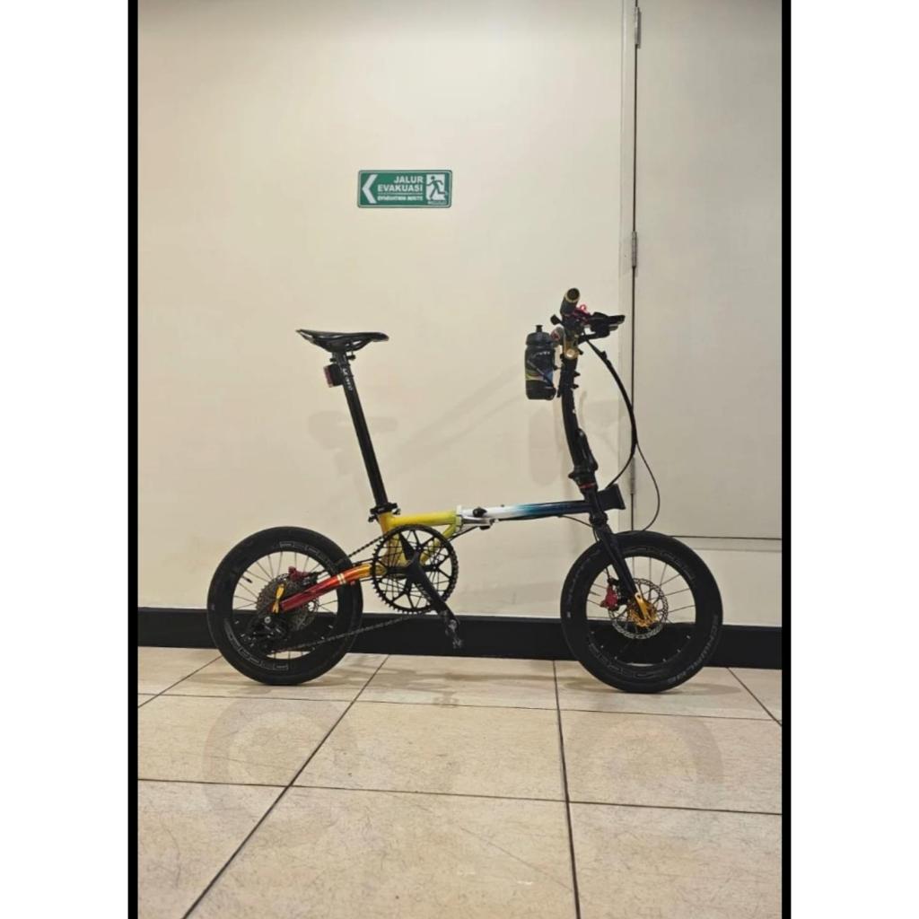 Jual Sepeda Lipat Seli Maximus Upgraded Preloved | Shopee Indonesia