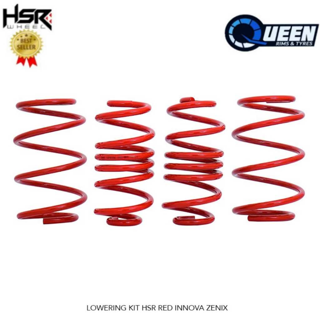Jual LOWERING KIT HSR RED INNOVA ZENIX Per Ulir Ceper Mobil Innova ...
