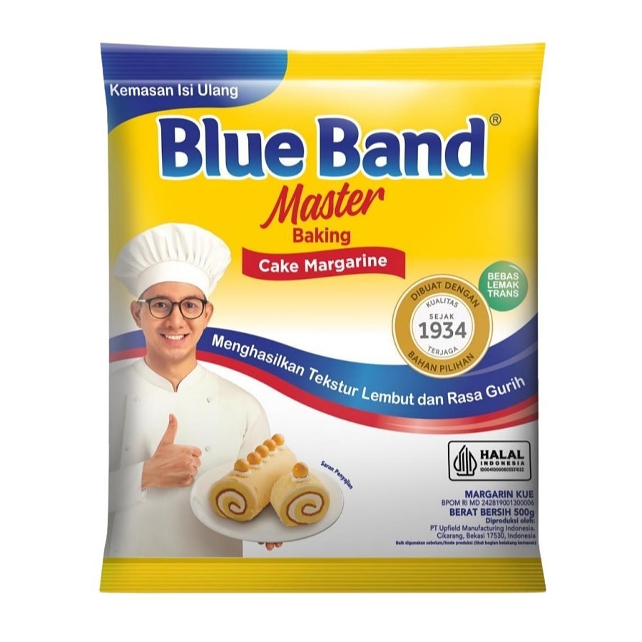 Jual Blue Band Master Cake Margarine 500gr Pouch – BlueBand MCM ...