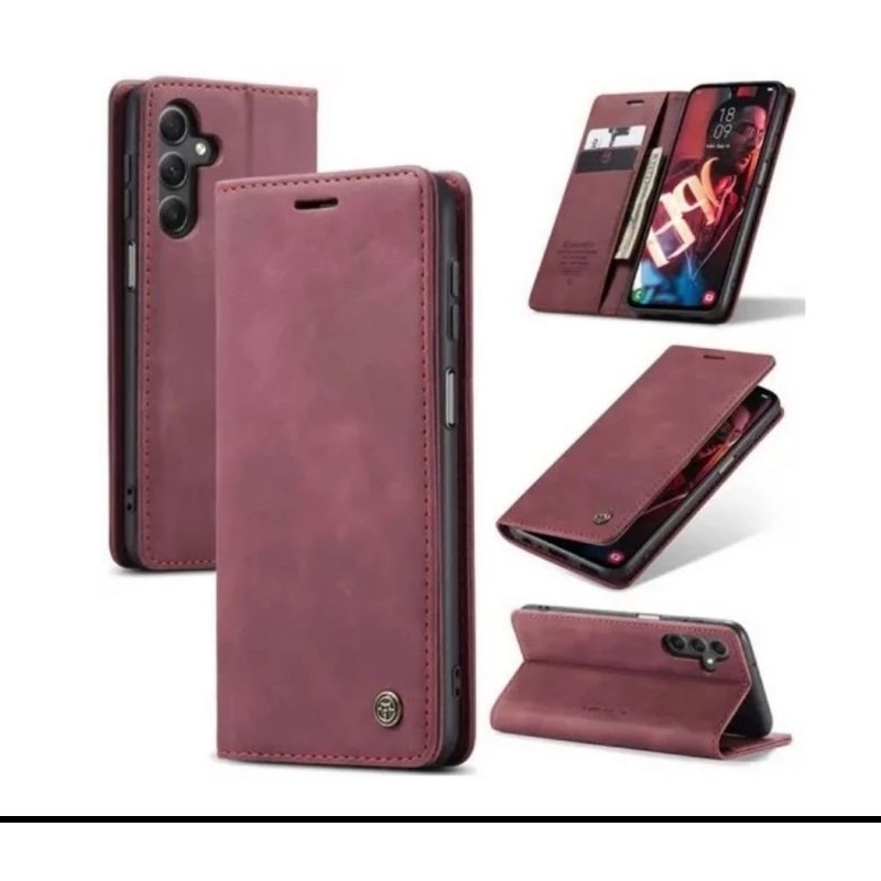 Jual Case Samsung Galaxy A56 5G/ samsung A36 5G / Samsung A26 5G Flip Case Wallet Leather casing ...