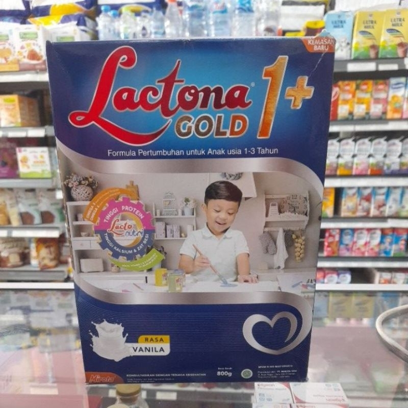 Jual Lactona Gold 1+ vanila 800g | Shopee Indonesia