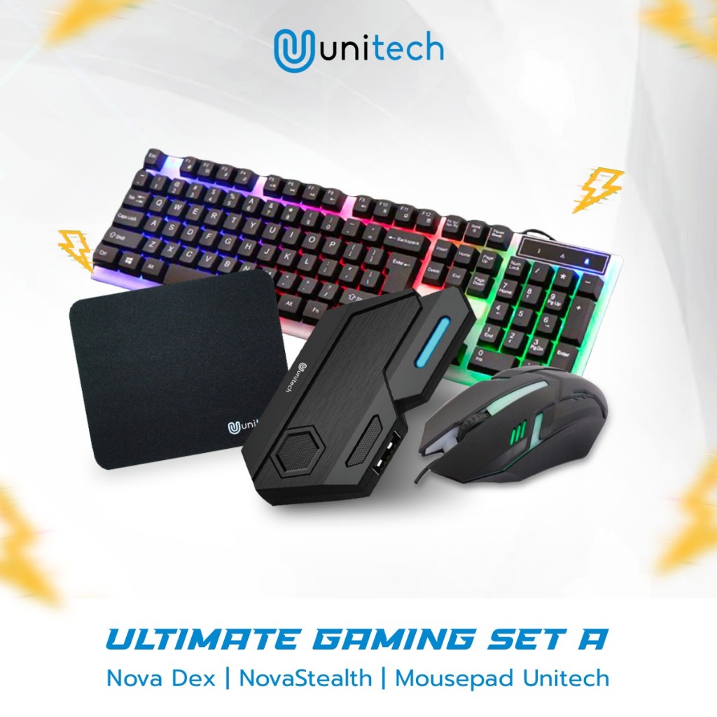 Jual Paket Hemat Gaming Hp Unitech Ultimate Set A Mouse + Keyboard ...