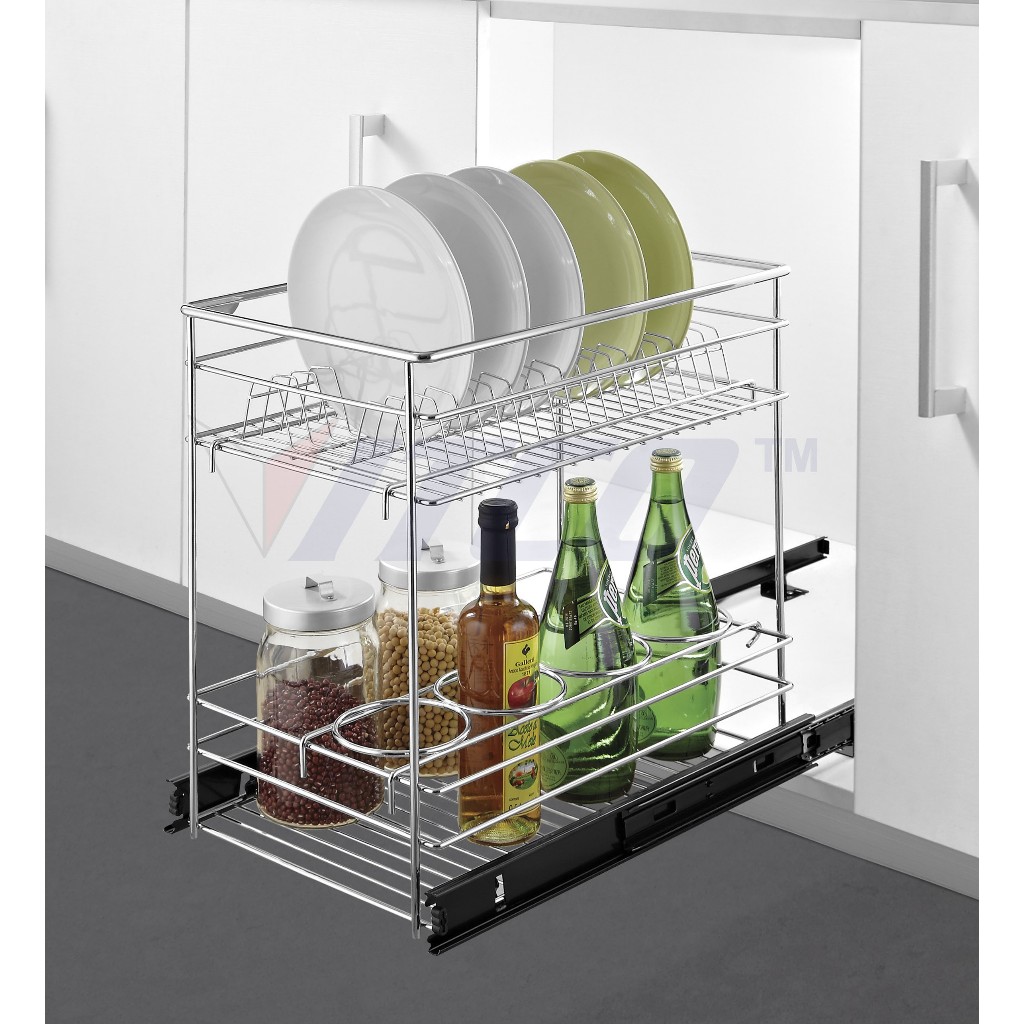 Jual VITCO SC 29021 - 2-shelf Utility Basket Rak Piring & Botol untuk ...