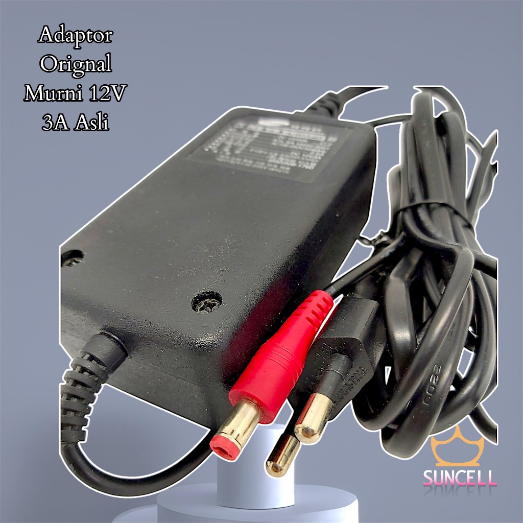 Jual Adaptor Dc 12V 3A Asli Real power | Shopee Indonesia